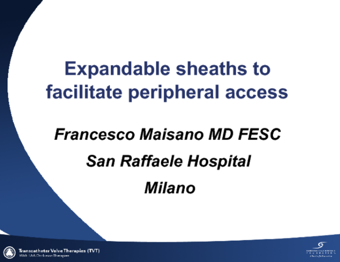 Expandable Sheaths to Facilitate Peripheral Access | tctmd.com