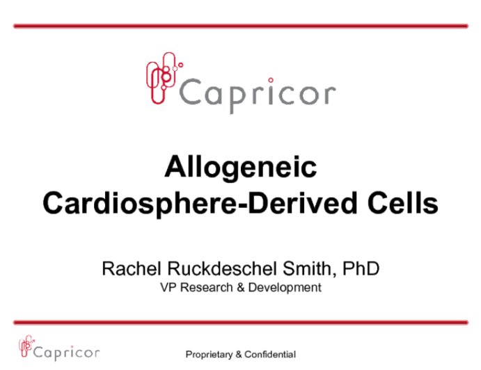 Allogeneic Cardiosphere-Derived Cells | tctmd.com